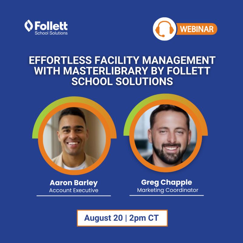 Webcast highlighting MasterLibrary by Follett Software Facility Management Software | Follett ...
